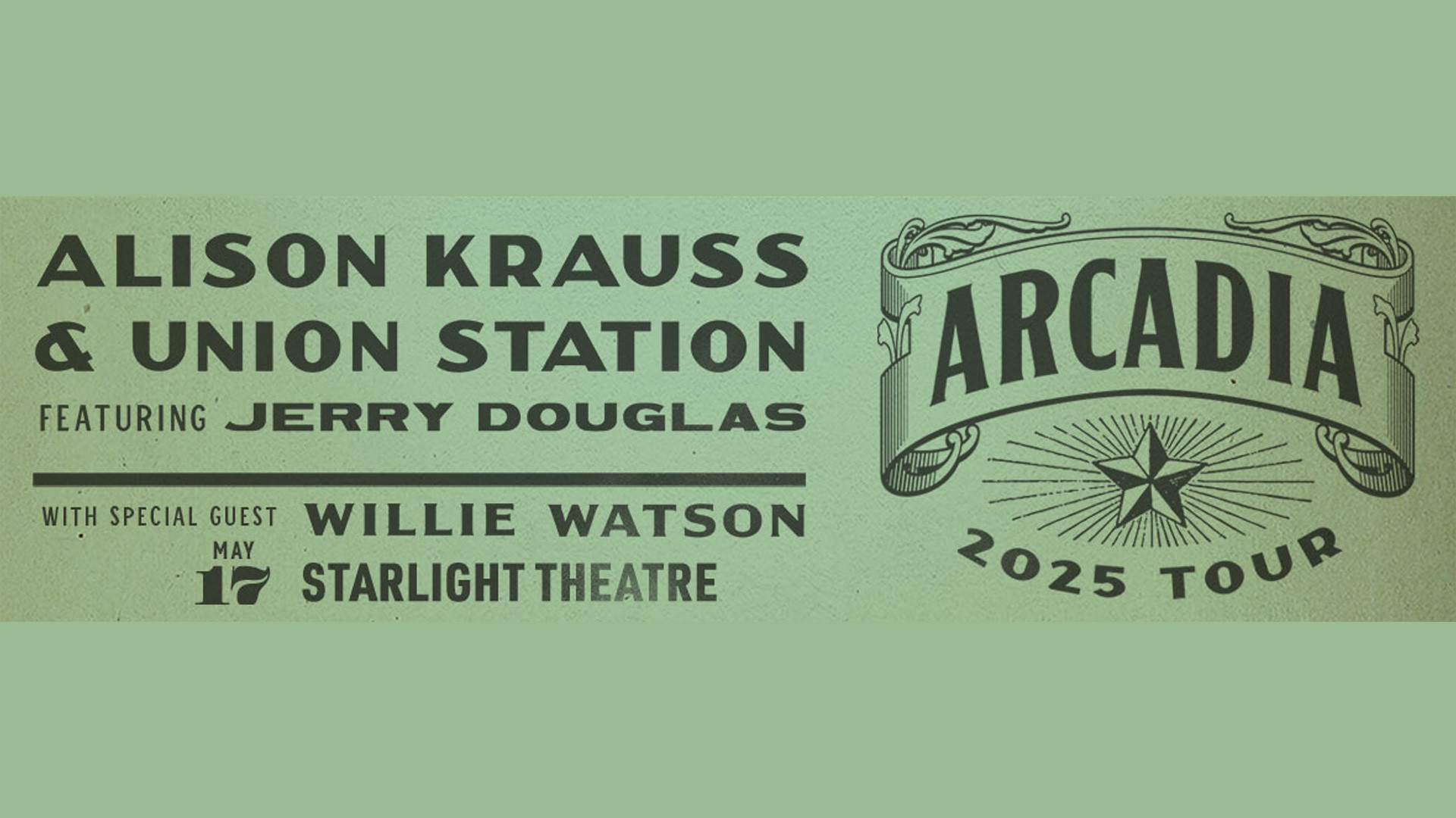 Alison Krauss & Union Station ft. Jerry Douglas w/Willie Watson at Starlight Theatre