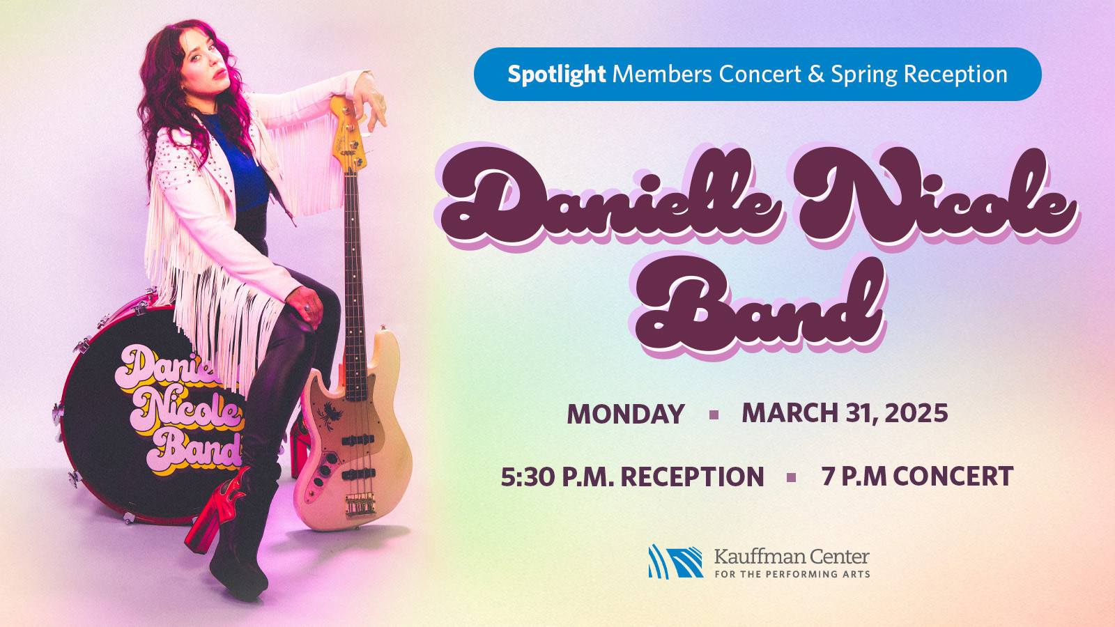 Spotlight Members Concert: Danielle Nicole Band at Kauffman Center