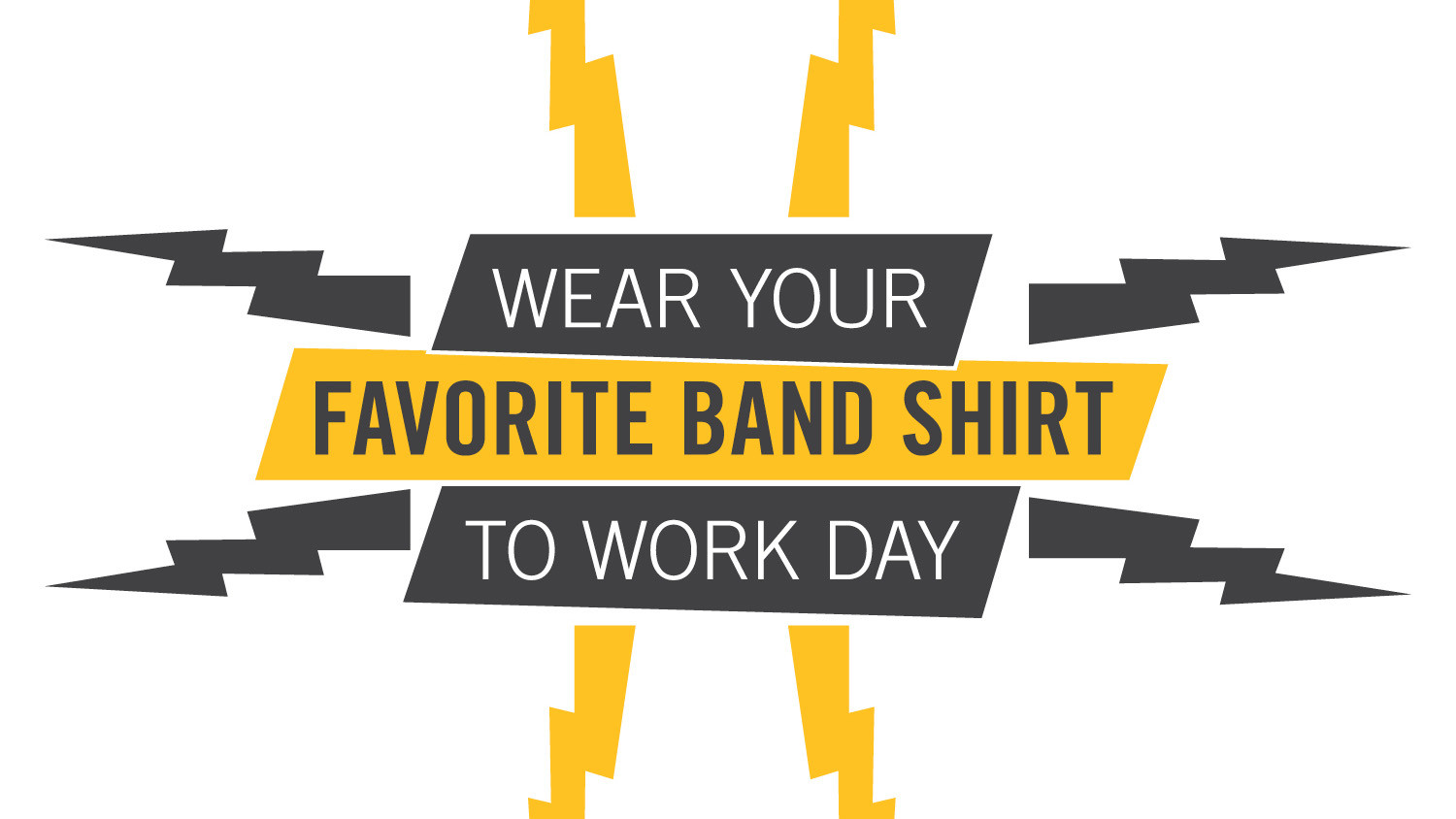 Wear Your Favorite Band Shirt To Work This Friday