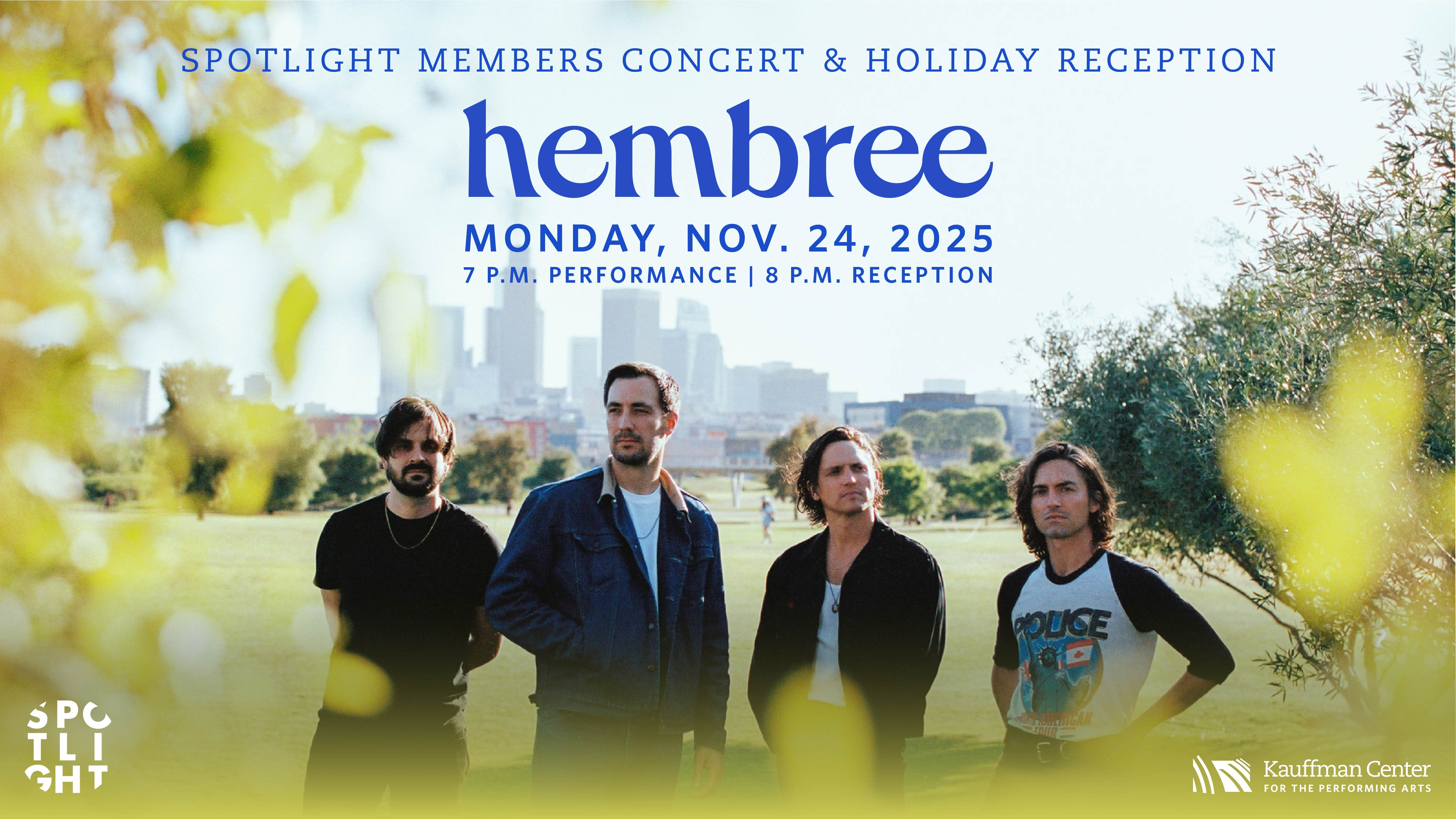 Spotlight Members Concert: Hembree at Kauffman Center