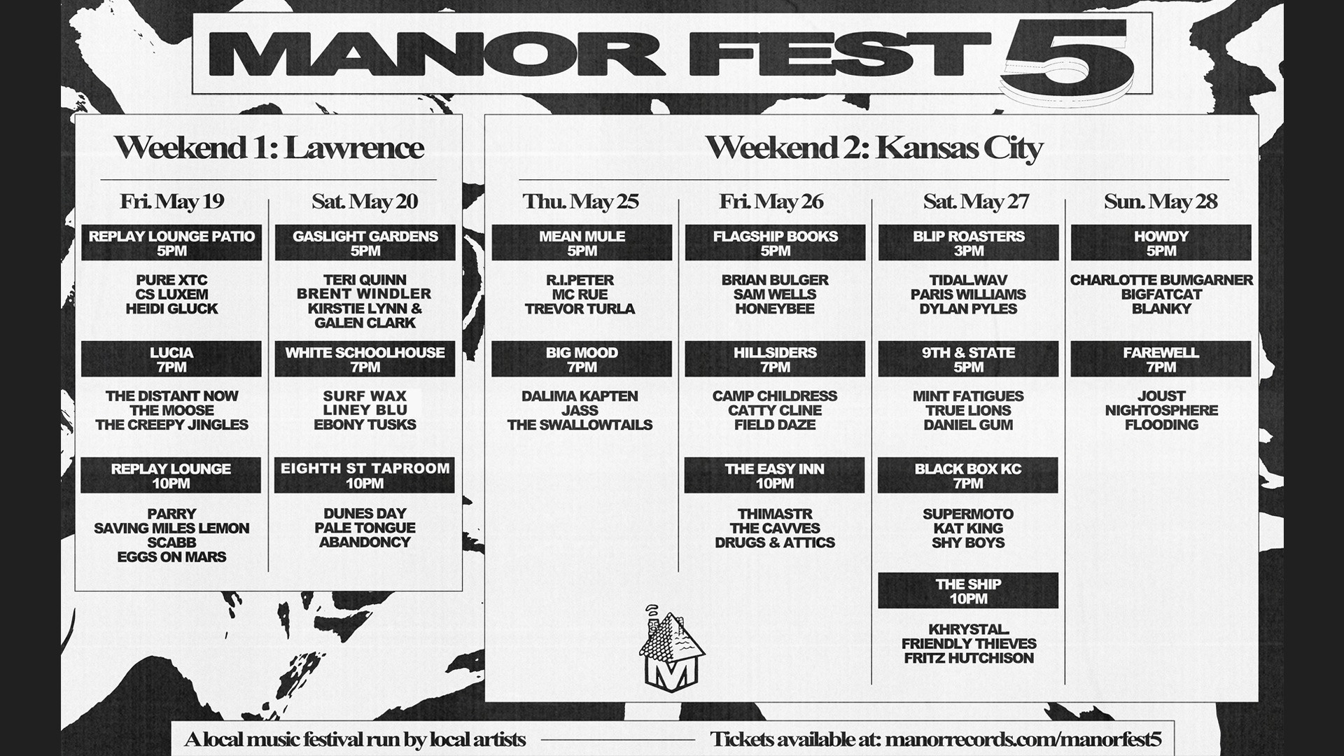 Manor Fest 5 Preview: Weekend 1 in Lawrence