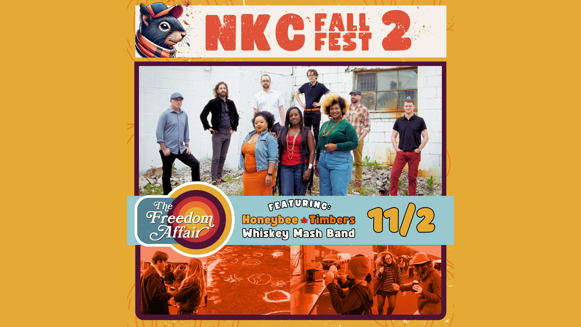 NKC Fall Fest 2 ft. The Freedom Affair, Honeybee & More