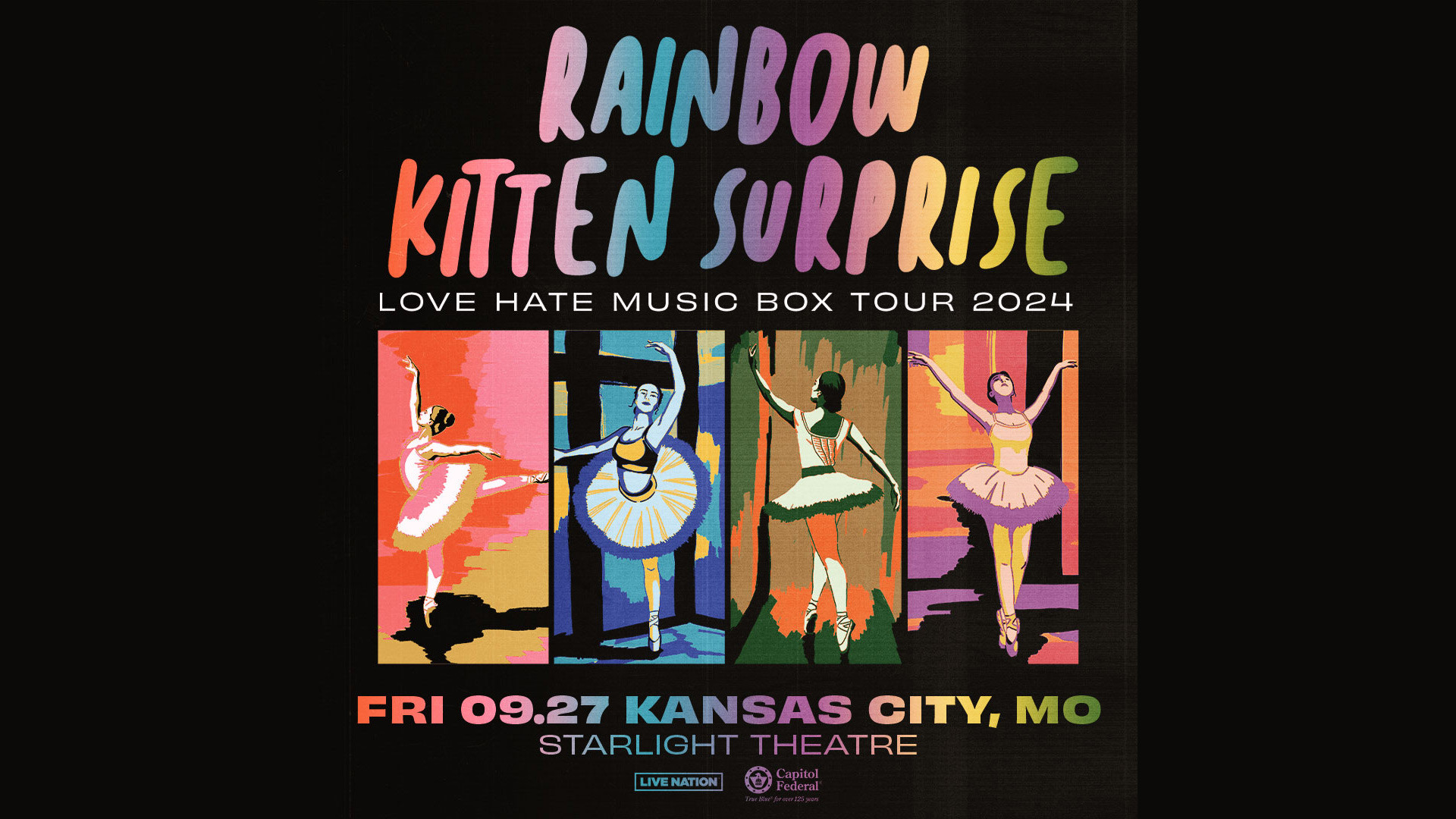 SOLD OUT - Rainbow Kitten Surprise at Starlight